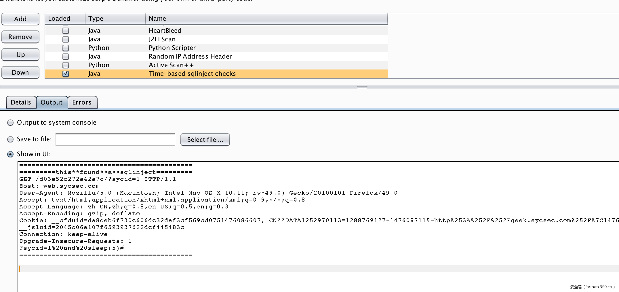 Burp Suite插件开发之sql注入检测(已开源)burp Suite检测网站是否存在sql注入 Csdn博客